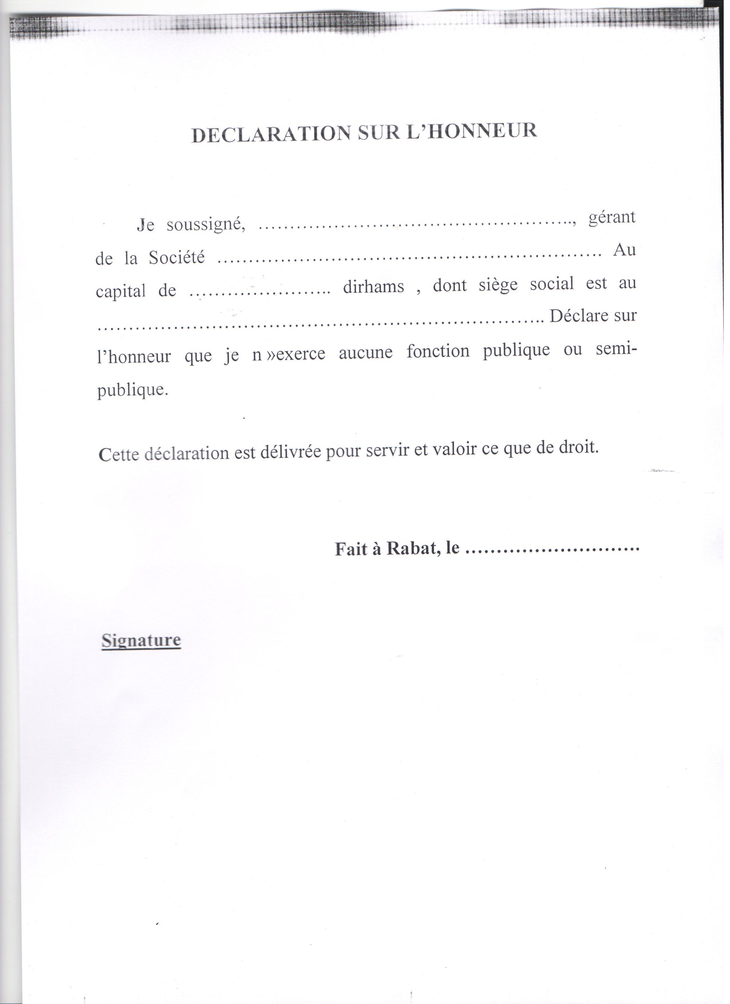 demande d'attestation bancaire - Capital Bank